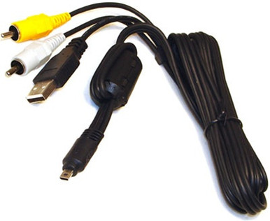 USB AV Cable for Nikon Coolpix P100 L110 S3000 S8000 Olympus T100 P90