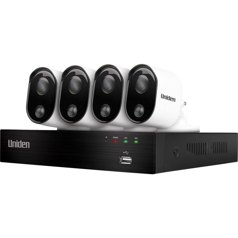 Uniden Guardian Gdvr20440 Full Hd Dvr Security System Including 4 Wired ...