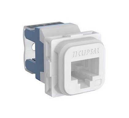 Clipsal Iconic 40RJ45SMA6-TN Modular Socket, Category 6, UTP, RJ45 ...