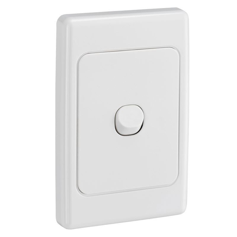 Clipsal | Switch W/Proof Vert Flush 1 Gang 10A White Ip66 2000 Series ...