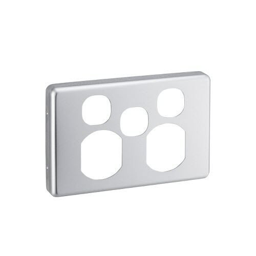 Clipsal Brushed Aluminium Cover Suit C2025Xc Ba - Shorelec Electrical ...