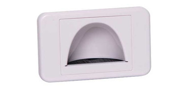 White Reverse Shovel Nose Wallplate - Shorelec Electrical Wholesalers ...