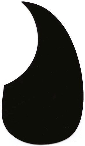 Ams Gp680 Acoustic Scratchplate Teardrop Style Black - Shorelec ...