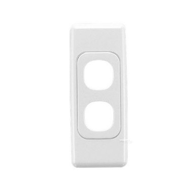 Clipsal 2 Gang Architrave Grid And Surround Plate 2000 Series ...