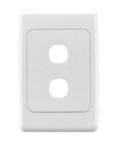 Clipsal 2 Gang Grid And Surround Plate 2000 Series - Shorelec ...