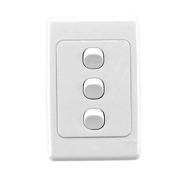 Clipsal 3 Gang Switch 2000 Series - Shorelec Electrical Wholesalers ...