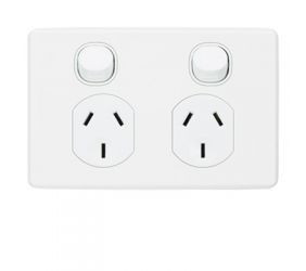 Clipsal Double Powerpoint 10A Classic Series C2025We - Shorelec ...