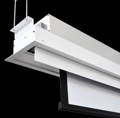 Raphael In-Ceiling Recessed Electric Projector Screen Video Format - A ...