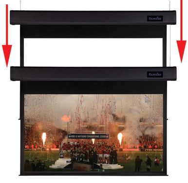 Sapphire RF Remote Control Twin-Motor Descending Screen - Video - A&C ...