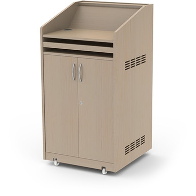 PA24 AV Lectern with Rack Strips - A&C Audio Visual