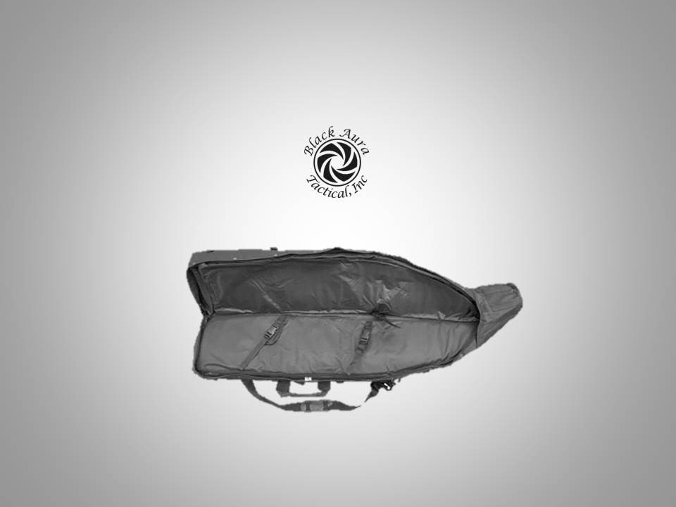 Double Soft Padded Sniper Drag Bag - Black Aura Tactical