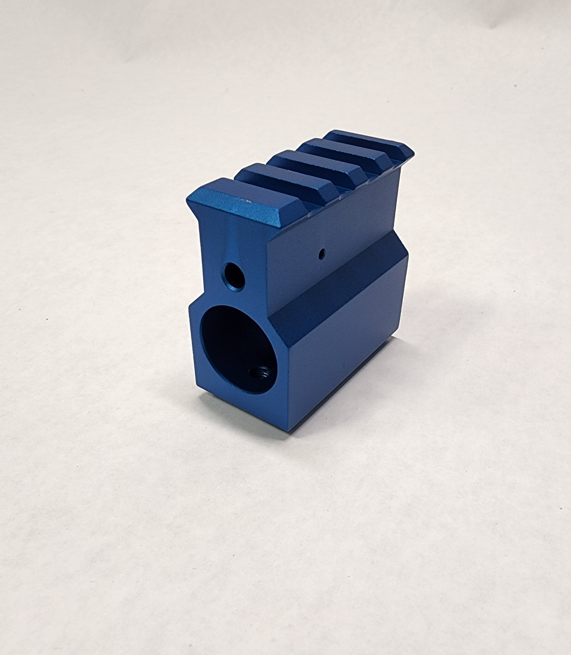 .750 Picatinny Rail Gas Block Blue - Black Aura Tactical