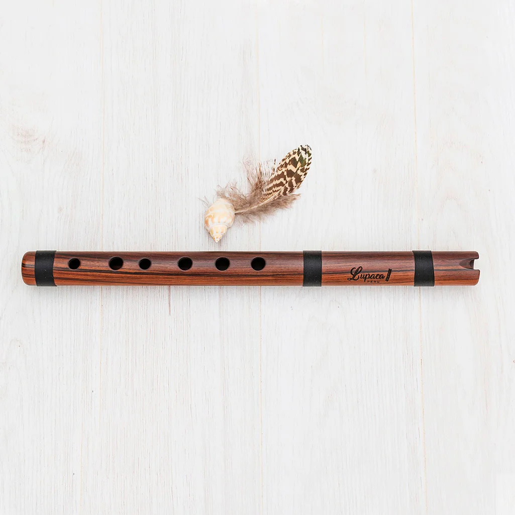 Quena Flute made in Jacaranda Wood key in G
