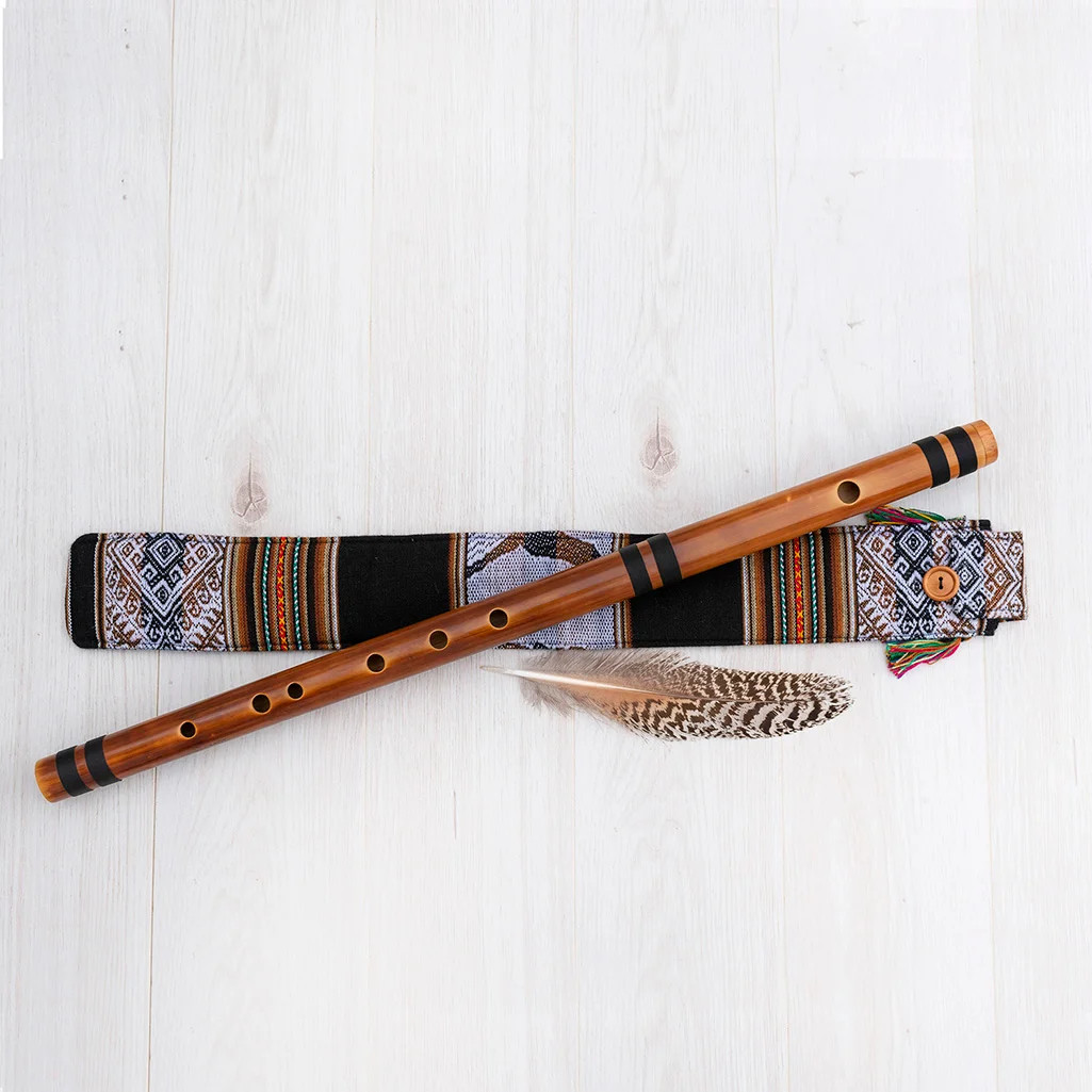 Transverse Flute of Bamboo key in D (Re)