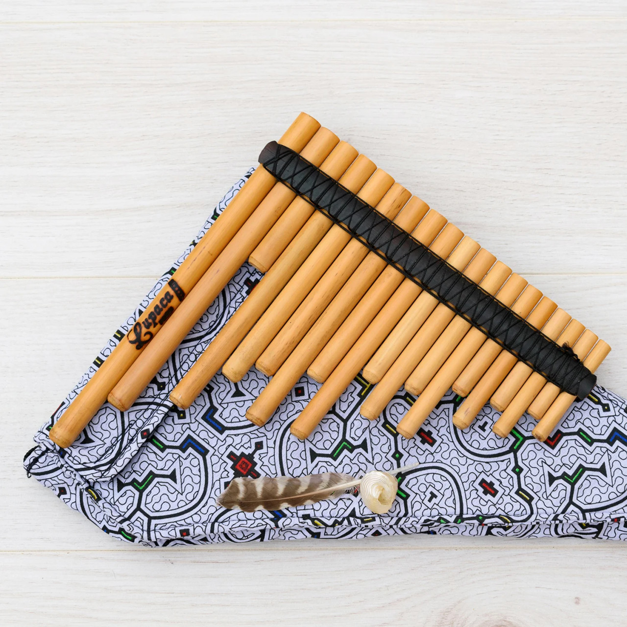 Rondador Panflute ~ Andean Panpipe ~ Key in D minor with Case