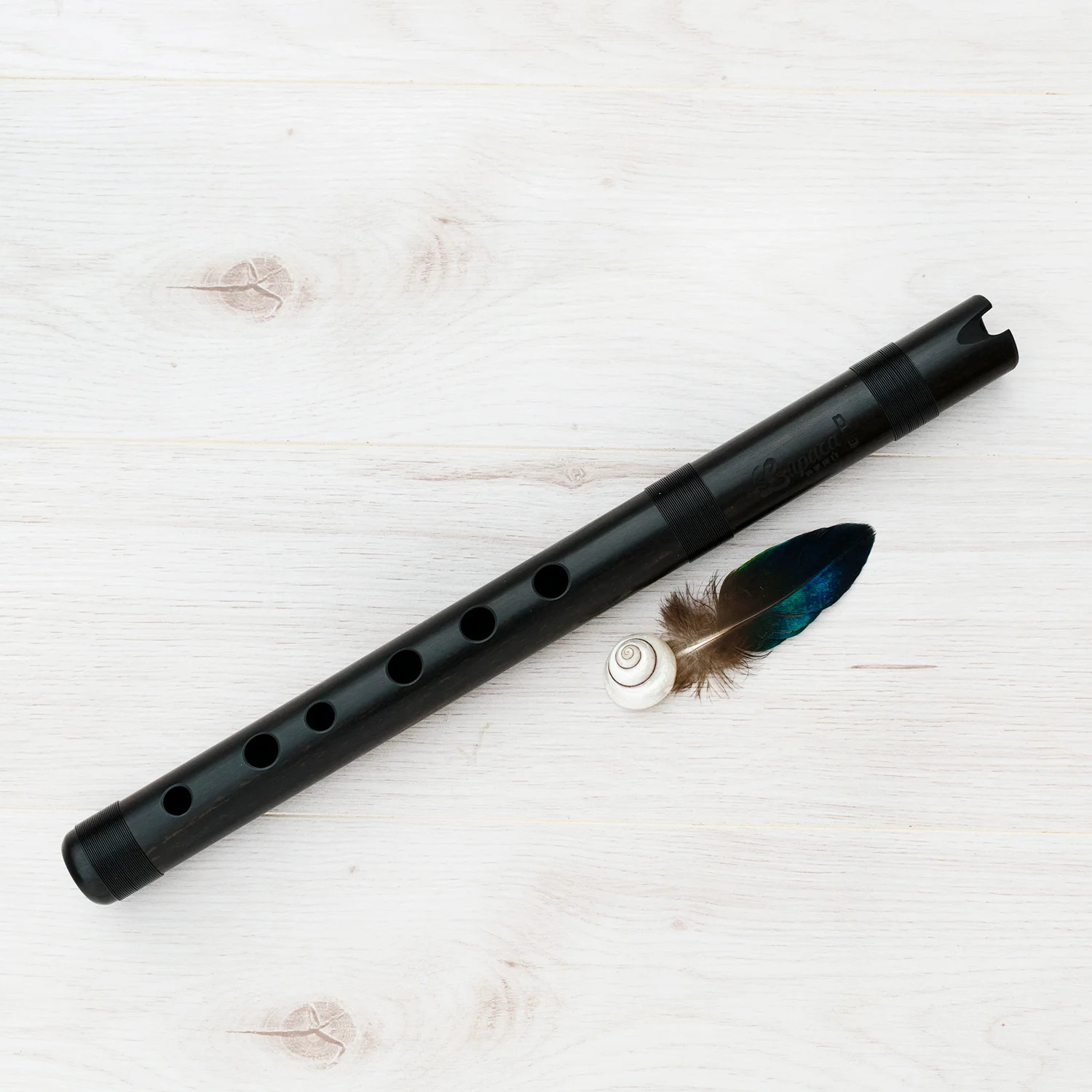 Quena Flute in Ebony Wood key in La