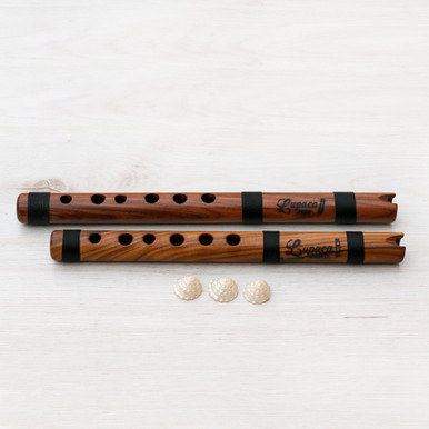 Quenilla Flutes Kit Professional ~ Jacaranda Wood ~ Key in C & D