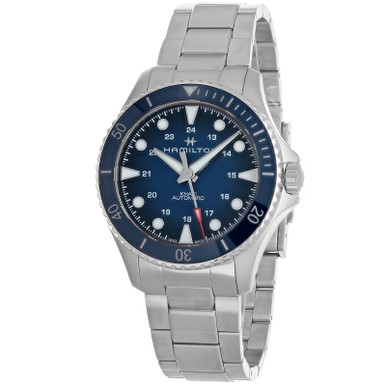 New HAMILTON Khaki Navy Scuba AUTO 43MM Blue Dial SS Men's Watch H82505140