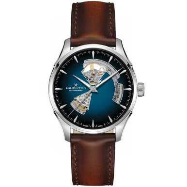 Hamilton Jazzmaster Open Heart Auto 40mm Blue Dial Men's Watch H32675540