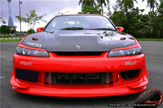 AC707HCI - Advan Intruder Design 1999-2005 Nissan 240SX S-15 Carbon Hood