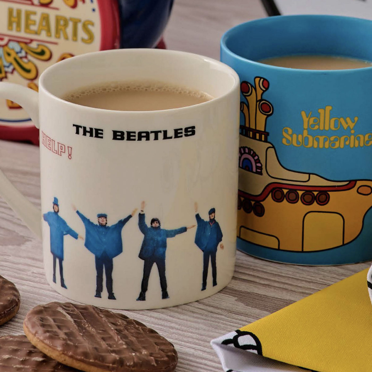 The Beatles Help Album Cover Retro 60s Gift Boxed Mug