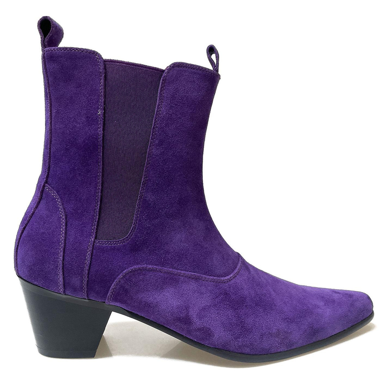 Outlaw MADCAP ENGLAND Suede Cuban Chelsea Boots P