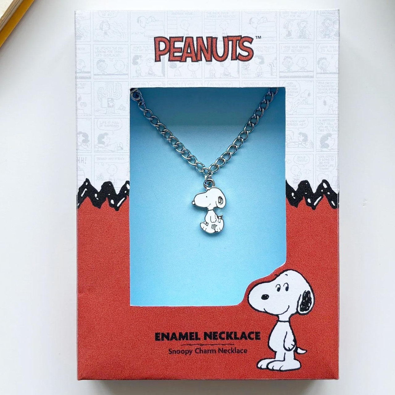 Peanuts Snoopy Enamel Pendant Gift Boxed Necklace