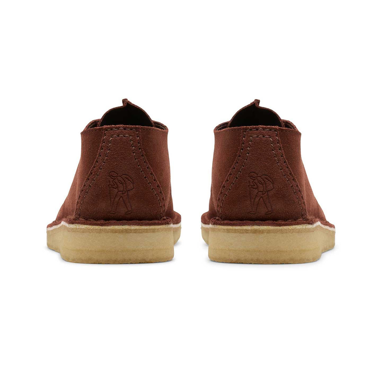 Desert Trek Clarks Originals Dark Rust Suede Shoes