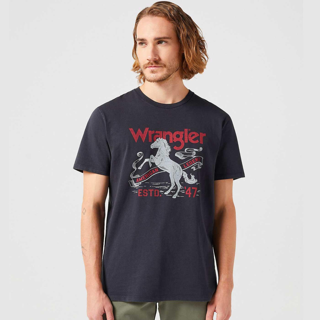 Wrangler Retro Americana Graphic T Faded Black
