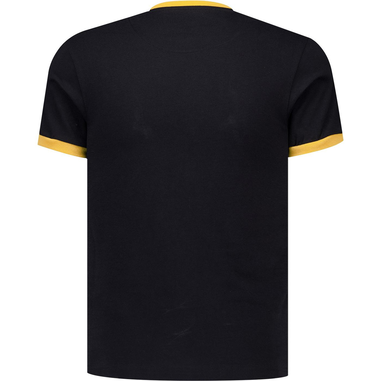 Trojan Mod Target Retro 70s Ringer Tee (Black)
