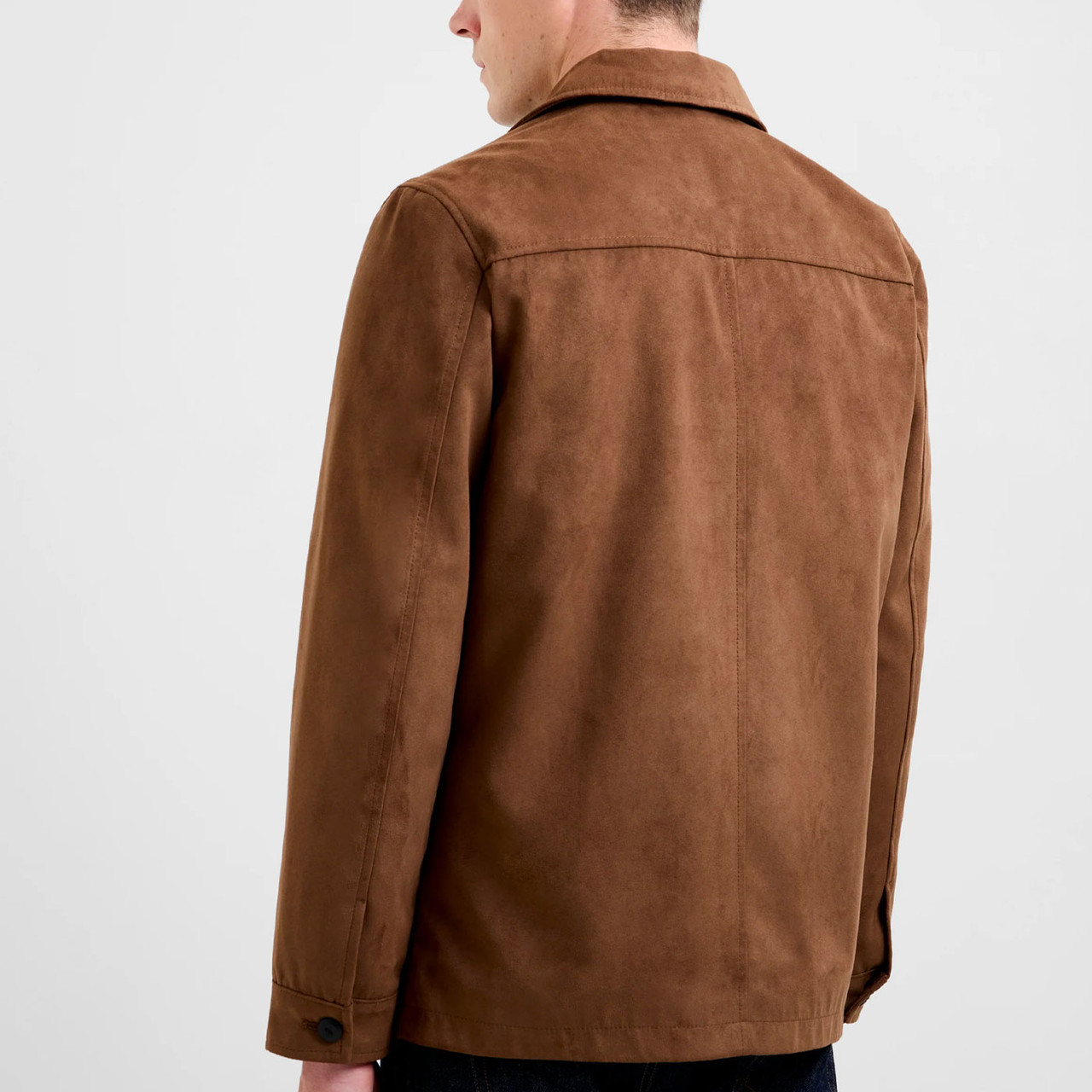 French Connection Men's Suedette 4 Pocket Jacket