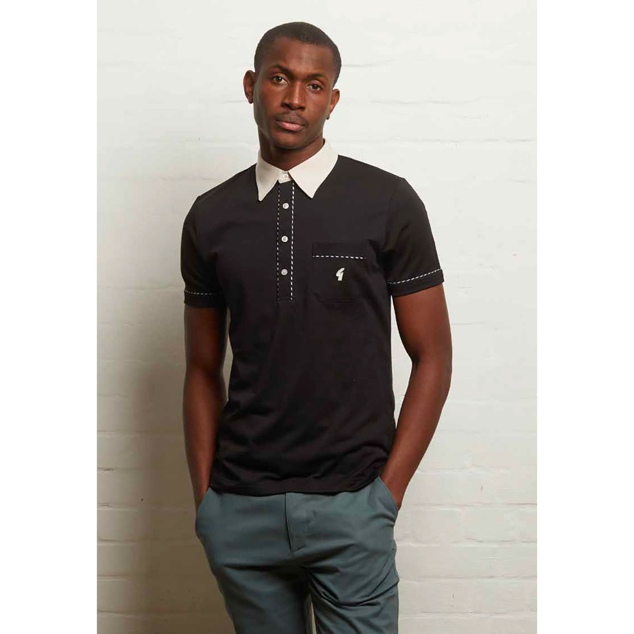 Gabicci Archive Patrick 70s & 80s Mod Style Polo Shirt