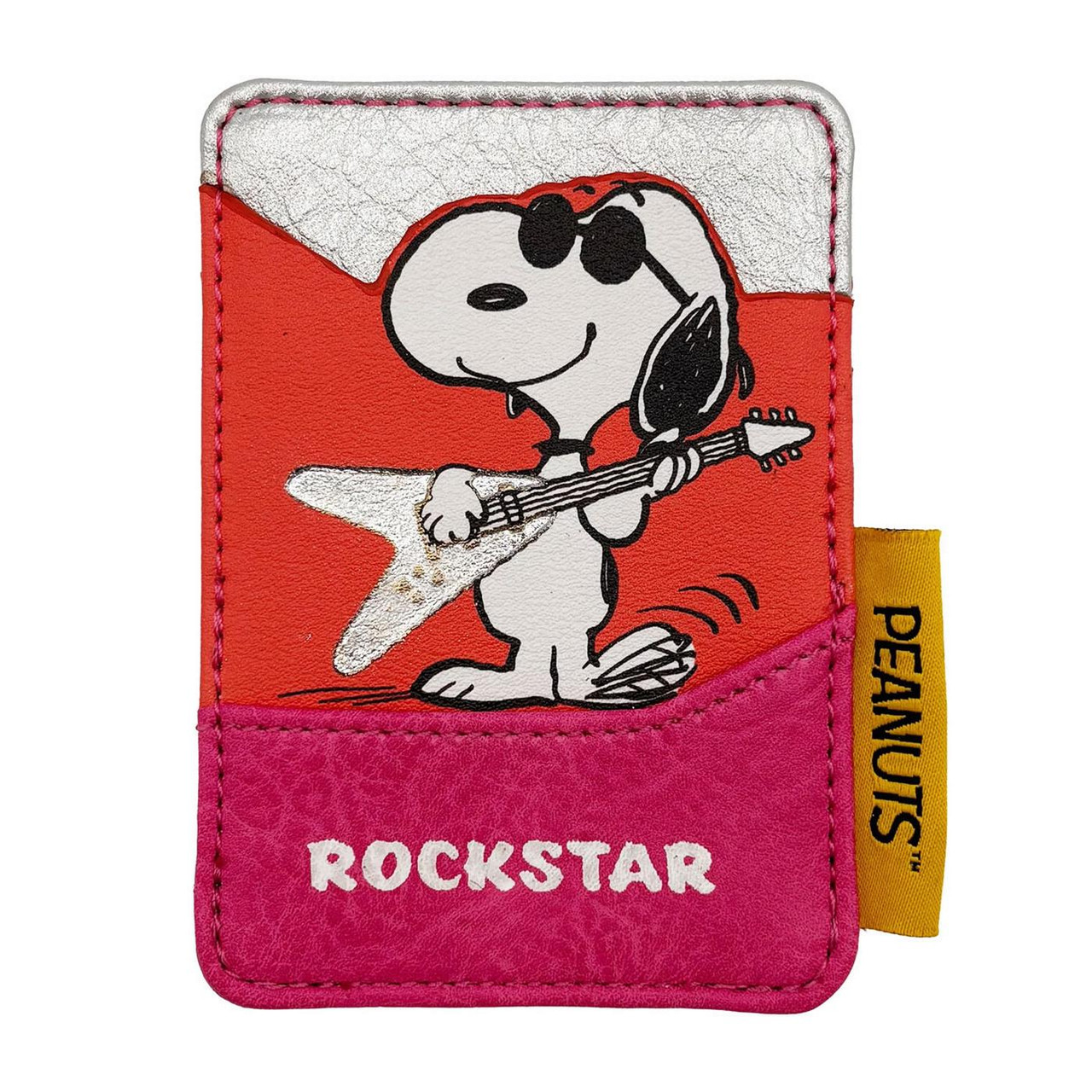 Peanuts Retro Rockstar Snoopy 7 Slot Cardholder