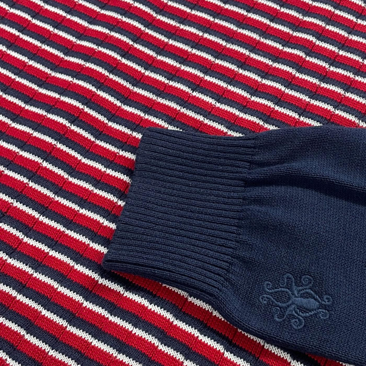 Revolution Madcap England Rib Stripe Retro Jumper
