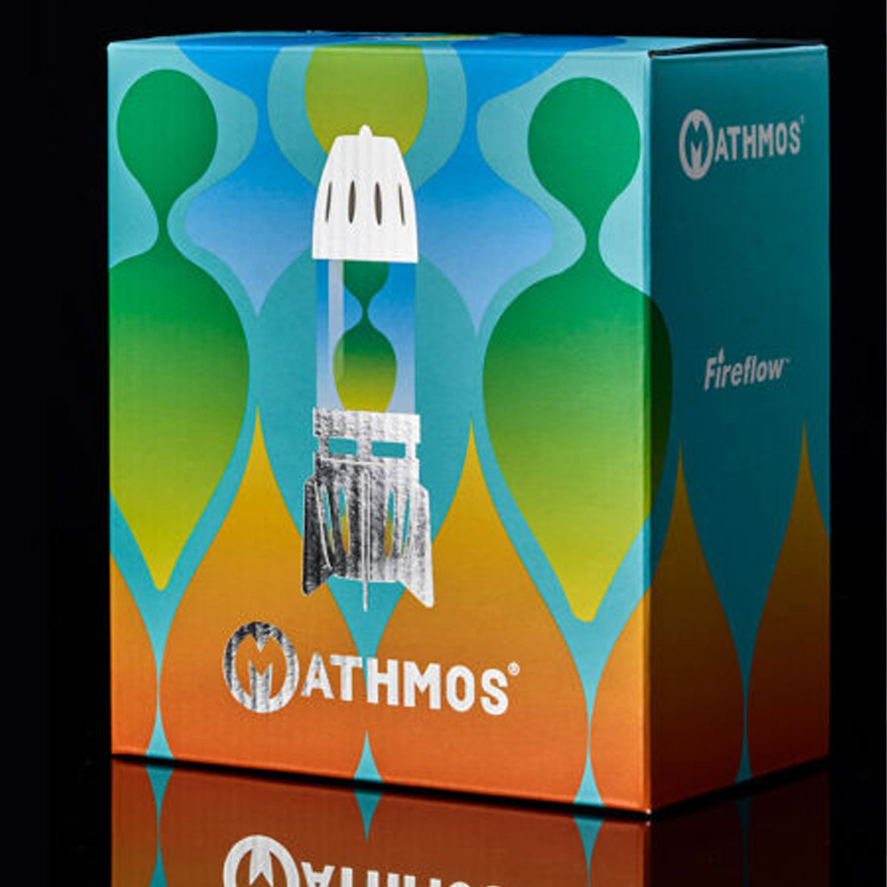 Fireflow Mathmos Rocket Candle Powered Lava Lamp in Clear/Red