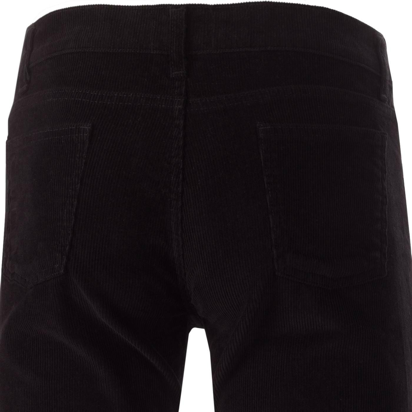 Madcap England Killer Retro 70s Cord Flares in Black