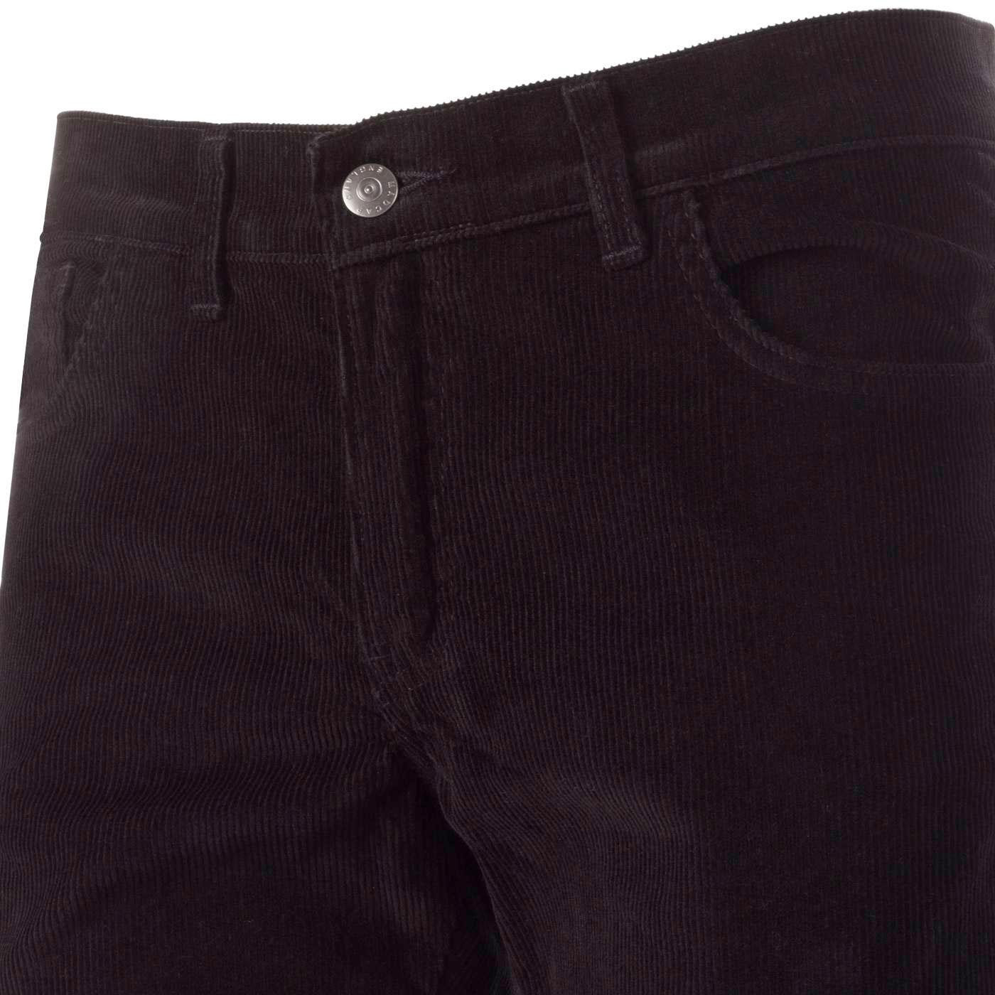 Madcap England Killer Retro 70s Cord Flares in Black