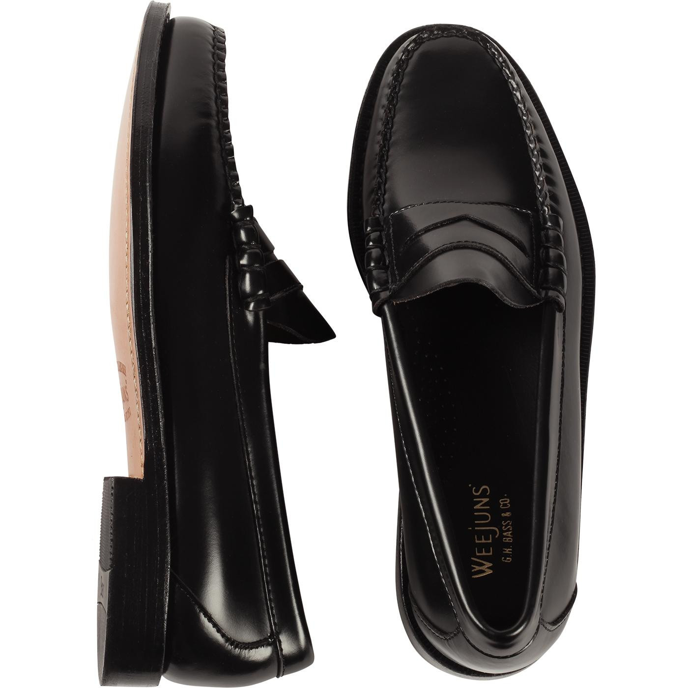 Bass Weejuns Heritage Larson Penny Loafers in Black
