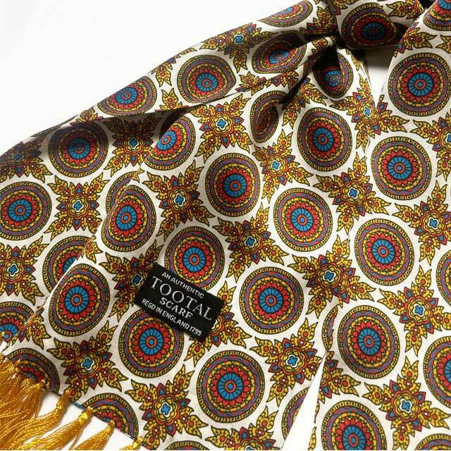 Men's Retro & Mod Scarves, Tootal Scarves, Knitted Scarf