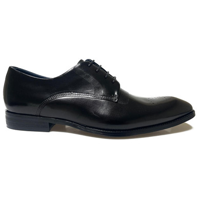 Eton Paolo Vandini Leather Lace Up Mod Shoes Black