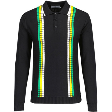 Zodiac Madcap England Mod Textured Stripe Polo (B)