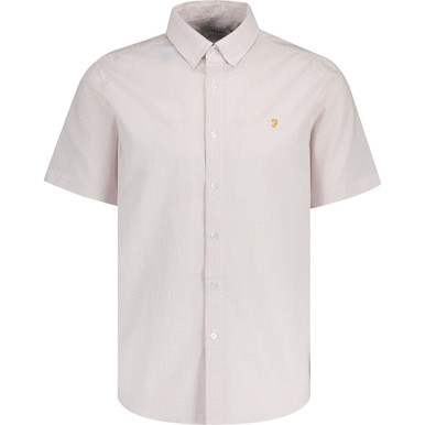 Lewis Farah Vintage Stripe SS Button Down Shirt DP