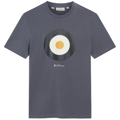 BEN SHERMAN Signature Mod Target Logo Tee (Slate)