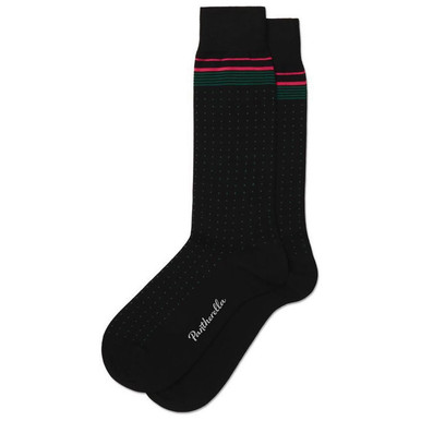 +Barfield Pantherella Mini Spots & Stripes Socks B