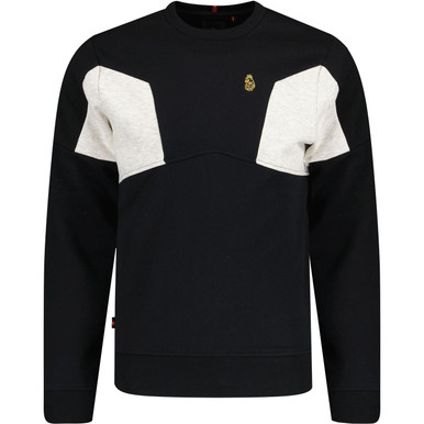 Monaco Luke 1977 Retro Sports Sweatshirt Jet Black