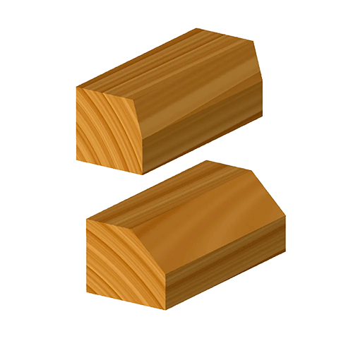 Chamfer 1-11/32 D X 30° X 3/4 CH