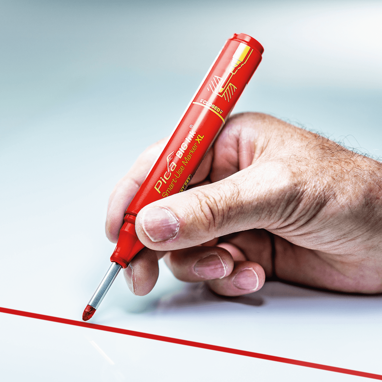 Pica Big Ink XL Marker Red