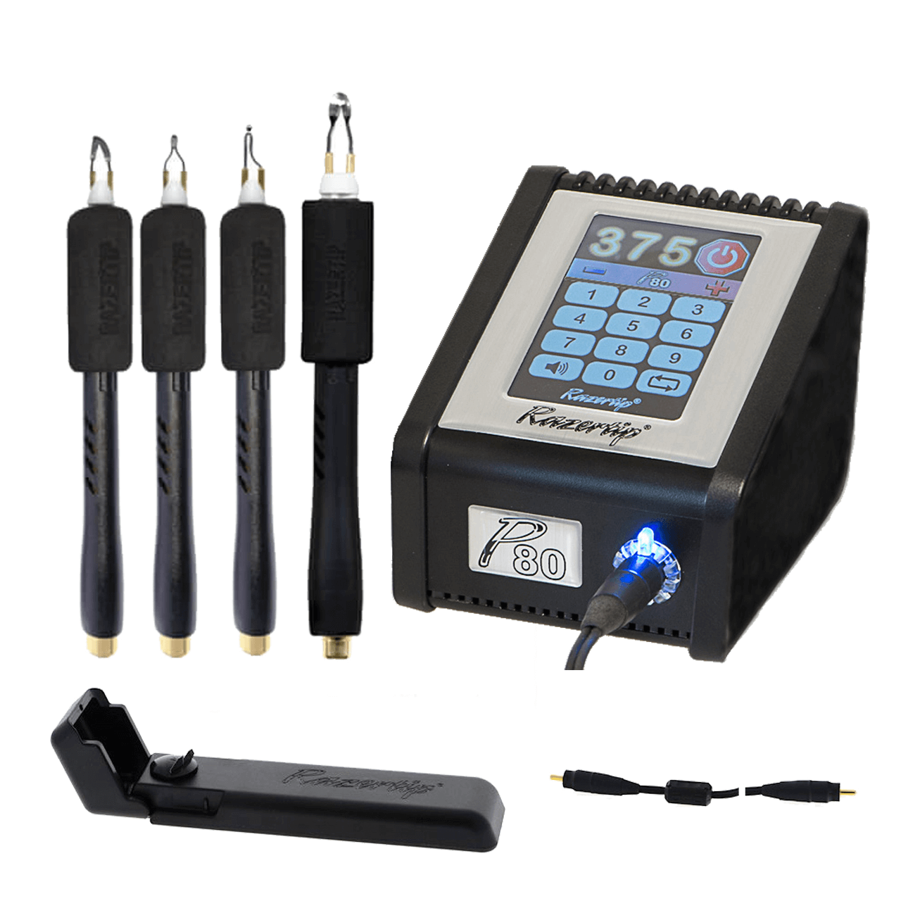 Razertip P80 Digital Single Burner Pyrography Starter Kit W/ 4 Pens