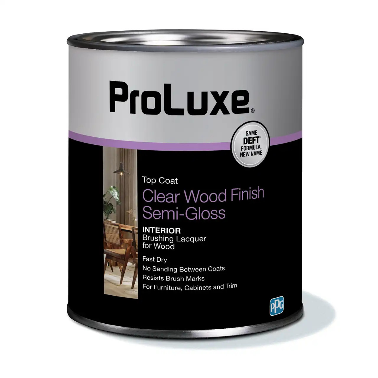 ProLuxe Interior Clear Wood Finish Semi-Gloss (Qt)