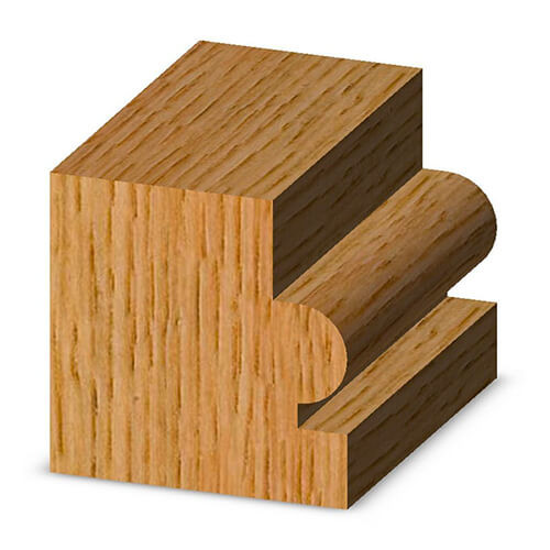 Edge Beading 1/4BD X 9/16CH X 1/2SH